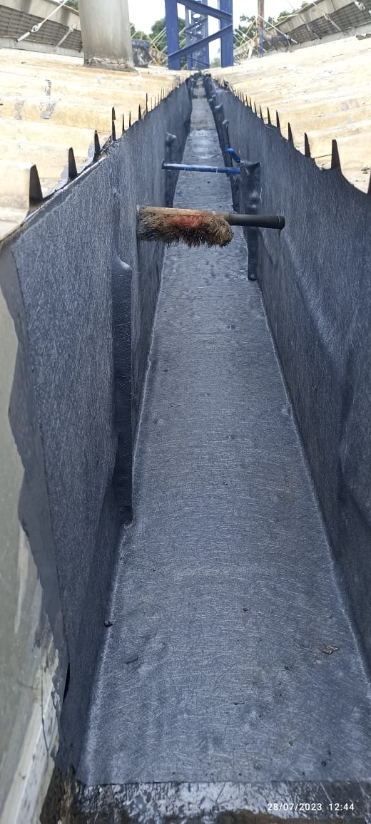 FRP Waterproofing and lining works by Geoliz Waterproofers