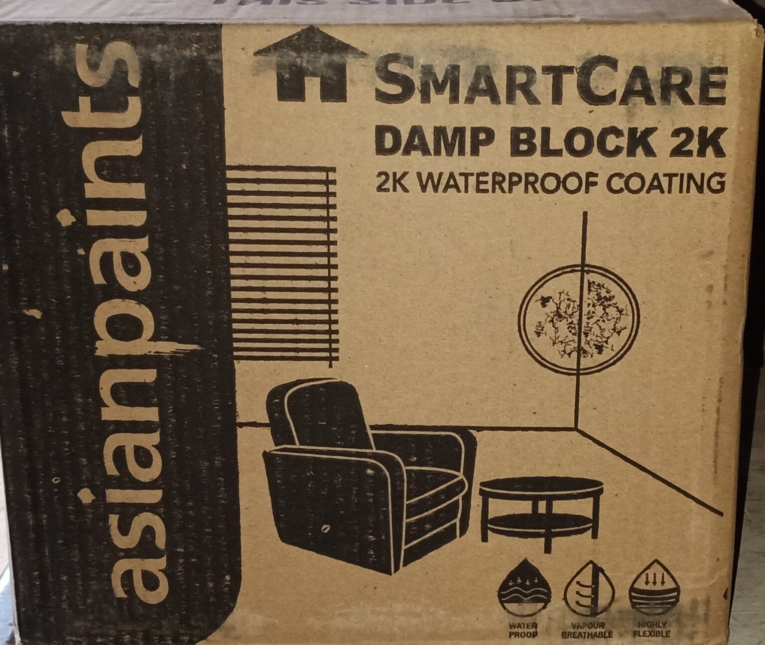 Two Part Acrylic Cementitious waterproofing Coating - Geoliz